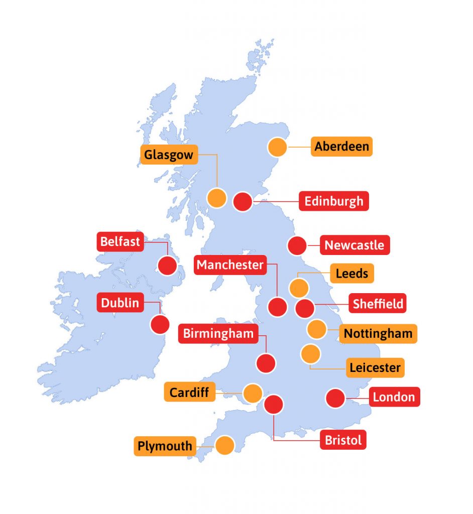 Locations - The National Milk Delivery Company - Drinkmilk